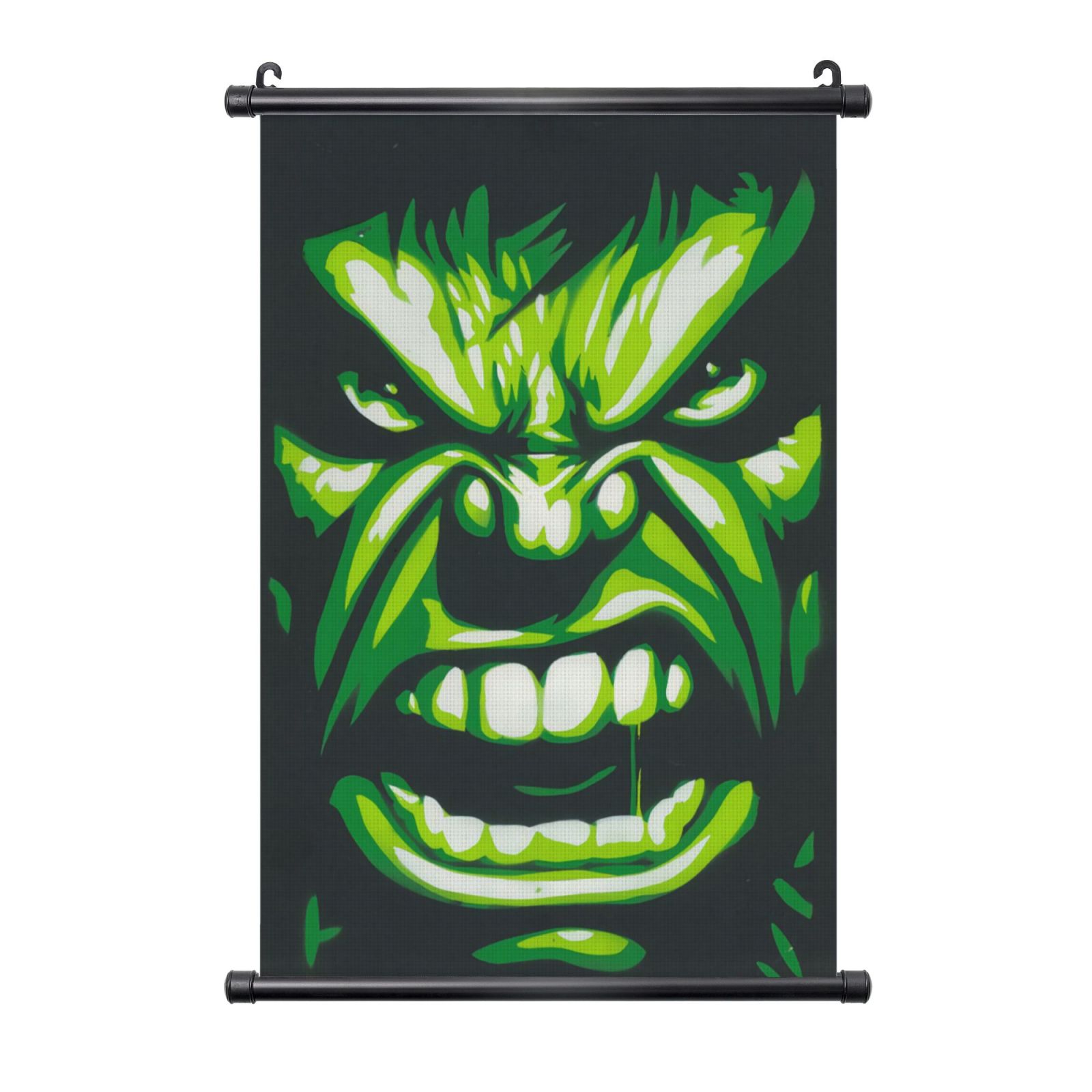 Hulk Poster Aesthetic Canvas PVC Shaft Wall Art Hanging Hanger Frame ...