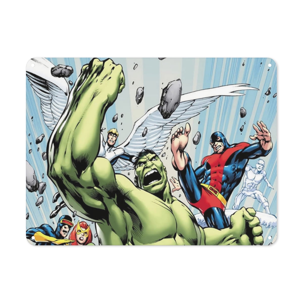 Hulk Poster Tin Painting Halloween Retro Tin Sign Retro Plaque Kitchen ...