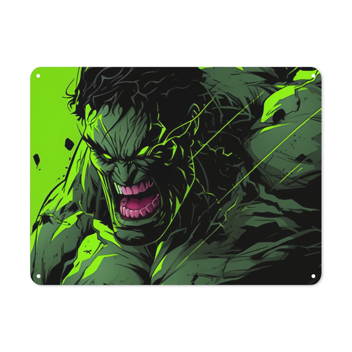 Hulk Poster Tin Painting Halloween Retro Tin Sign Retro Plaque Kitchen ...