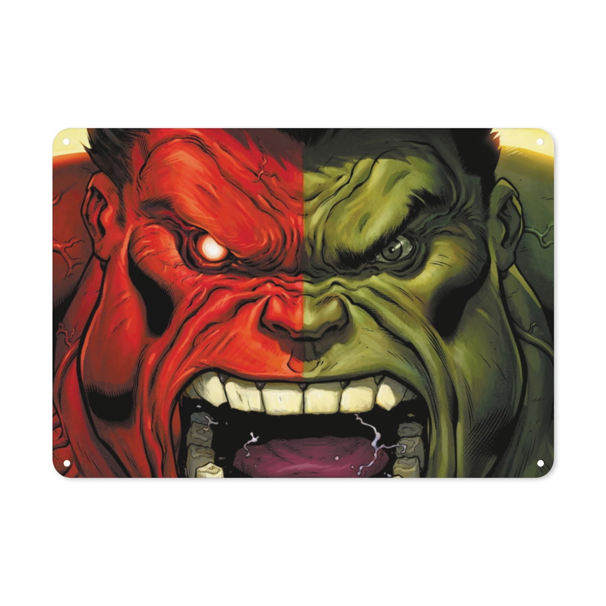 Hulk Poster Tin Painting Halloween Retro Tin Sign Retro Plaque Kitchen ...