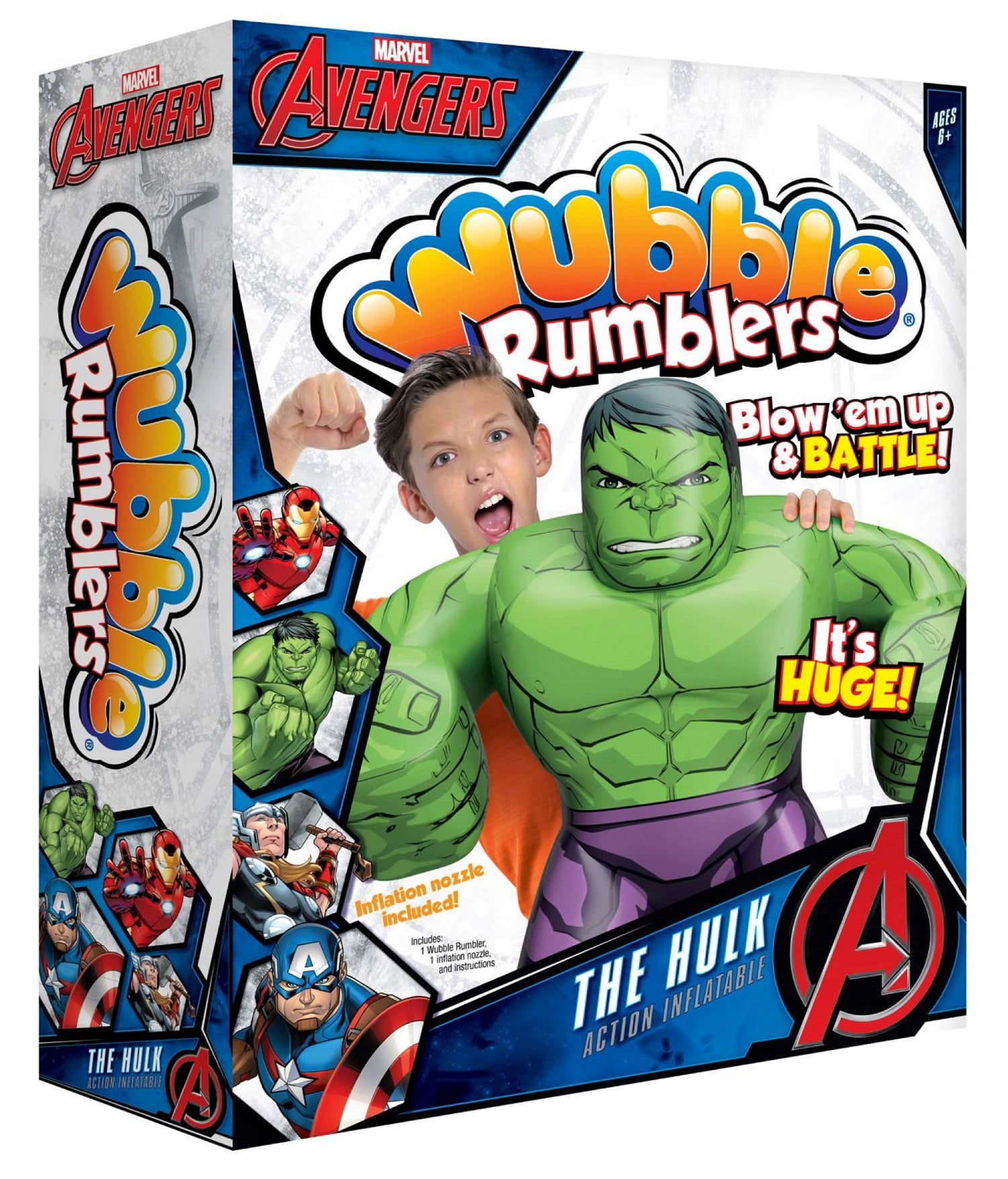 Wubble Rumbler Avengers Hulk - 3 Feet Tall, Squishy, Super Soft, More ...