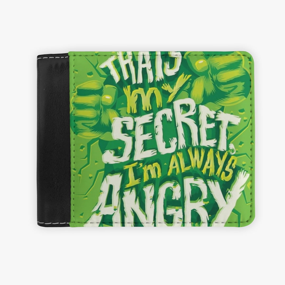 Hulk Slim Wallet for Men ID Window with RFID Blocking Front Pocket ...