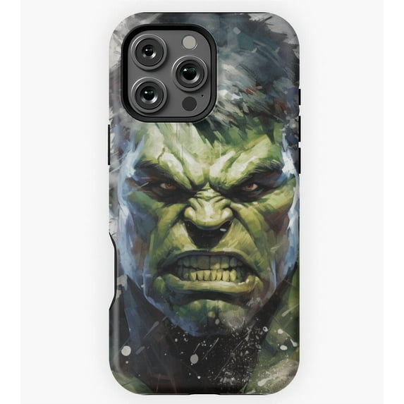 Hulk Splatter Paint Art Case for iPhone 17 16 15 14 13 12 11 Pro Max ...