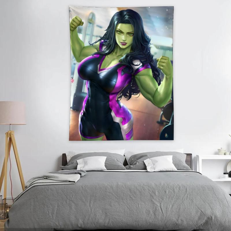 Hulk Tapestry Gift Wall Hanging Backdrop for Room Bedroom Girls Or Boys Fans Background Banner ...