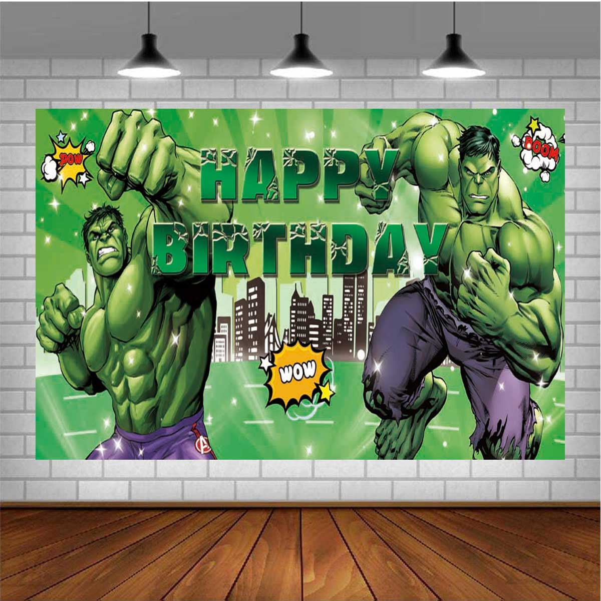 Hulk Taspestry Wall Decor Birthday Banner Backdrop Background Party ...