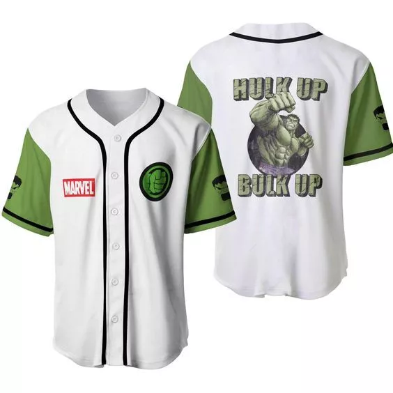 Hulk Up Bulk Up Never Too Old For The Incredible Hulk Baseball Jersey ...