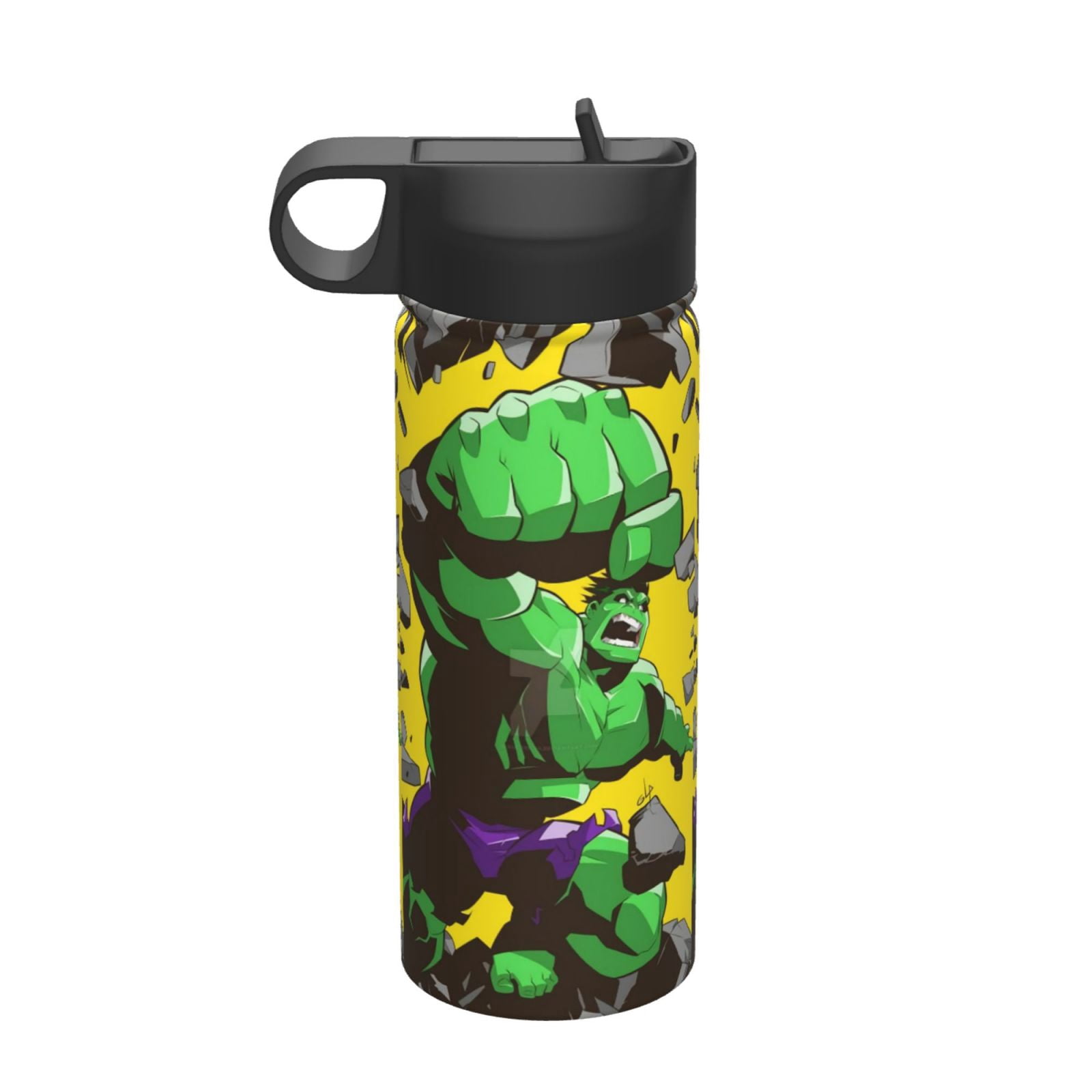 Hulk Water Bottle, Cute Pattern Stainless Steel Vacuum Insulated Water ...