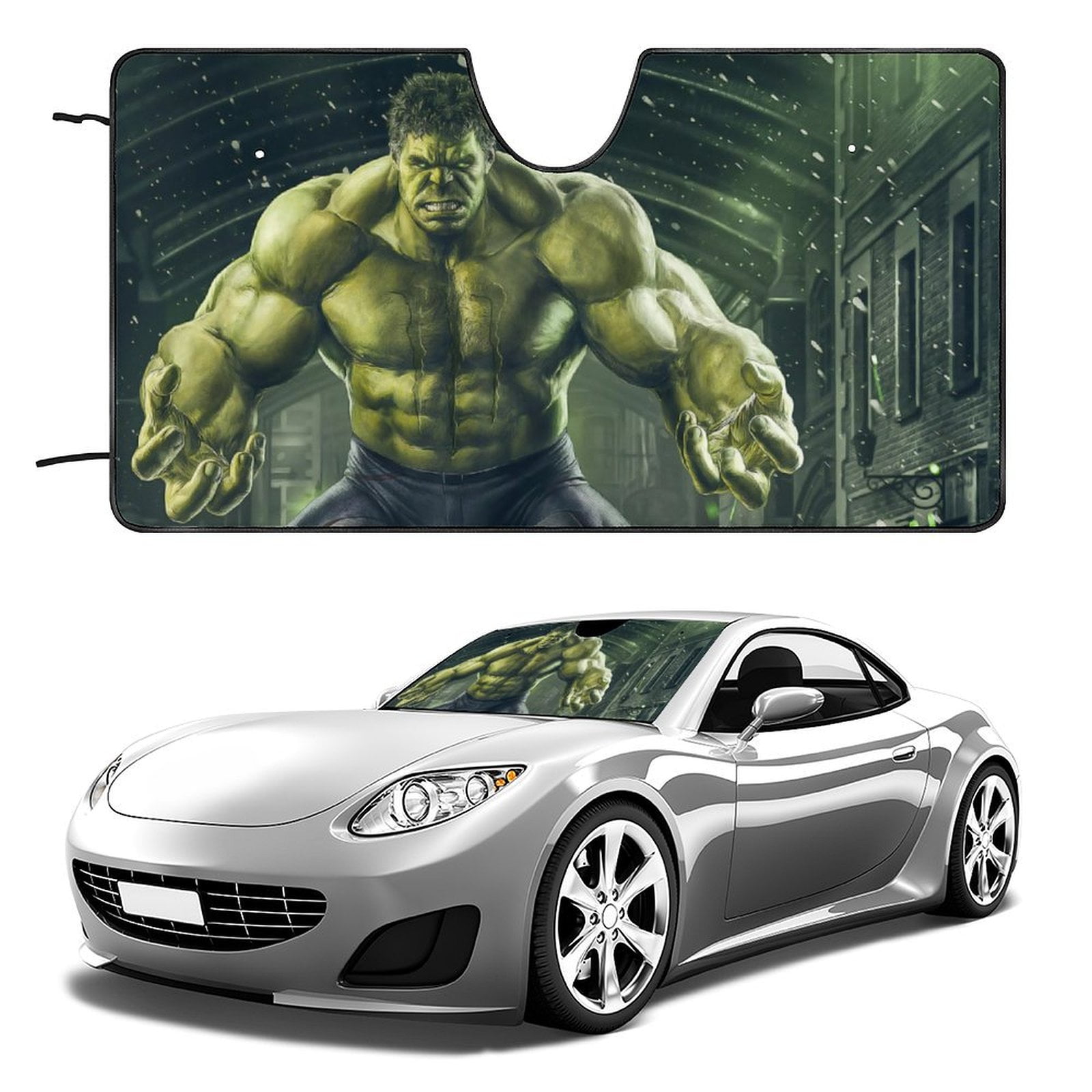 Hulk Windshield Sun Shade - Car Sun Shade Windshield Keeps Interior Cool, Reflector Sunshade ...