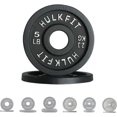 HulkFit 2-inch Olympic Steel Weight Plate with Anti-Rust Finish for ...