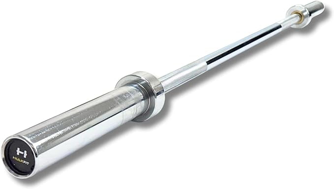 HulkFit Solid 2-Inch Olympic Bar Barbell Weight Lifting Bar, 700-Pound ...