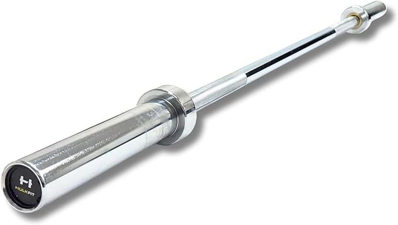 HulkFit Solid 2-inch Olympic Bar Barbell Weight Lifting Bar, 700 pound ...