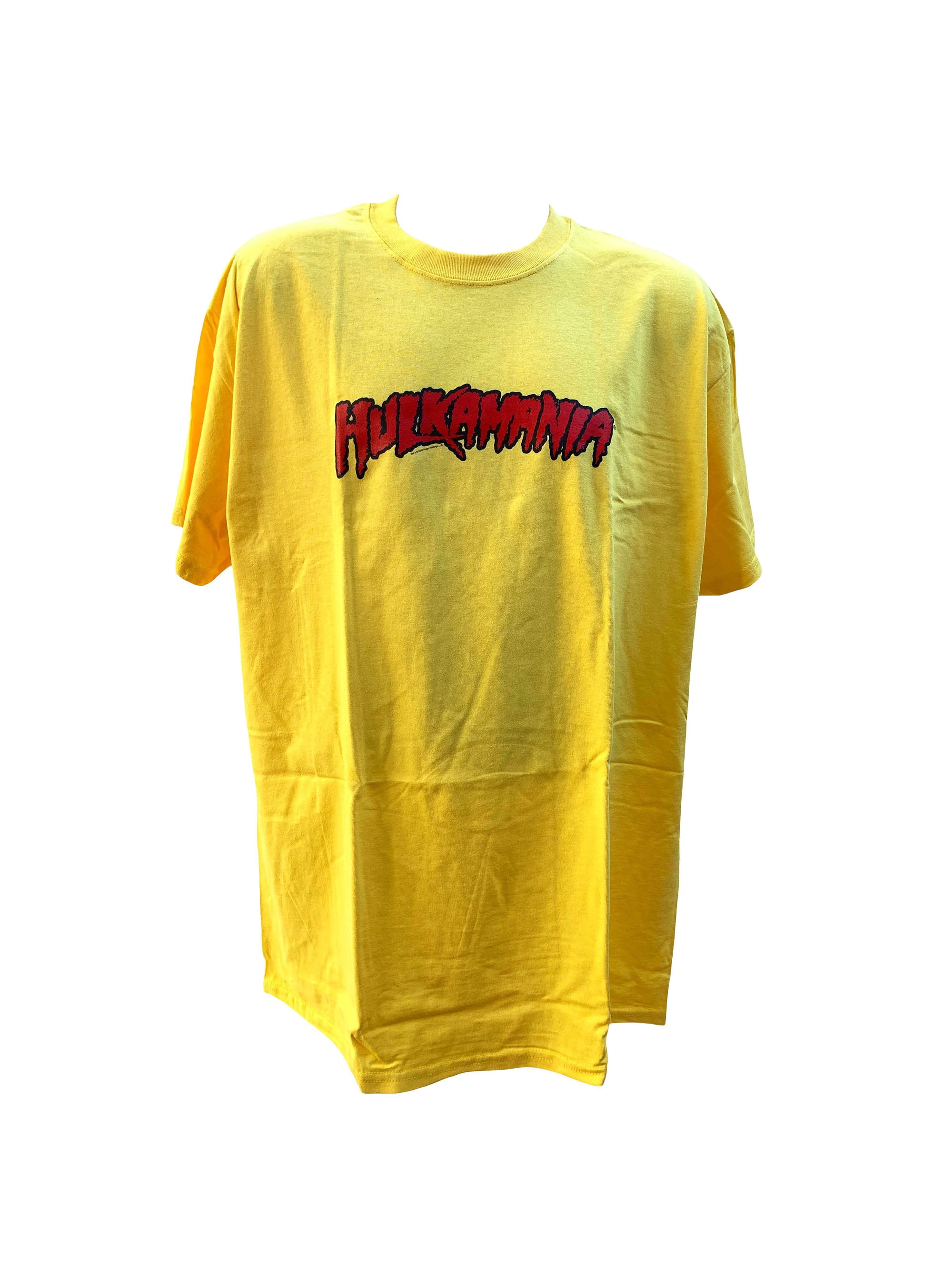 Hulkamania Hulk Hogan Yellow T-Shirt - Walmart.com