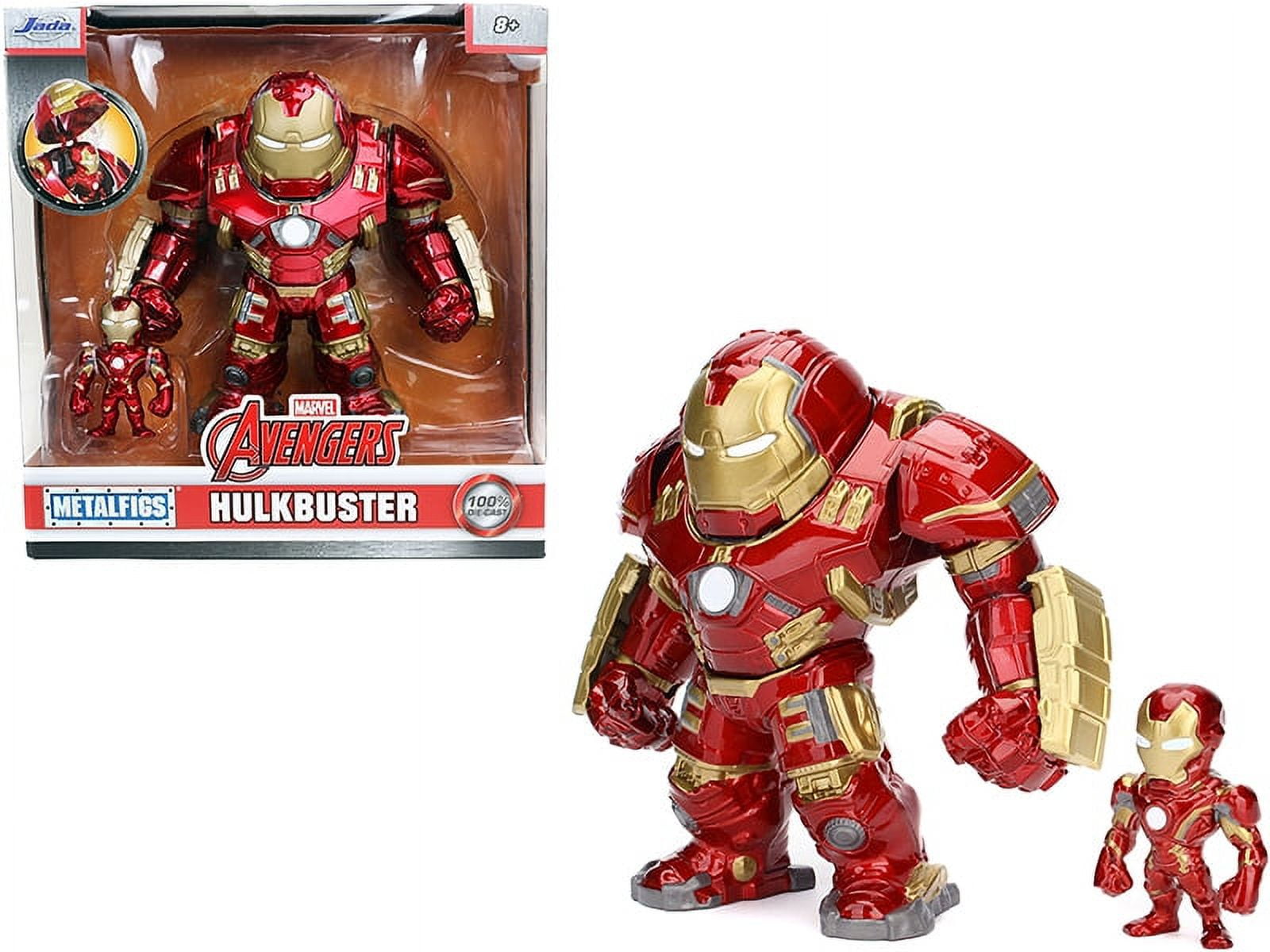 Hulkbuster 6.5" and Iron Man 2.5" Diecast Figurines Set of 2 pieces ...