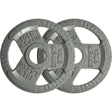 Cast Iron Olympic Weight Plates Free Weights with 2-inch Hole & Anti ...