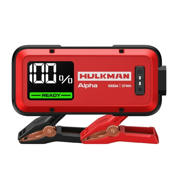 Hulkman Alpha,Ultra Red,1000A 37Wh Jump Starter, Lightweight, Stylish ...