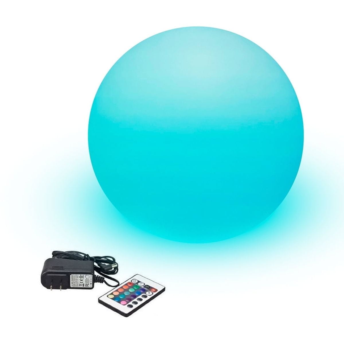 Hullaballoo 10-Inch LED Round Dimmable Glow Ball Waterproof ...