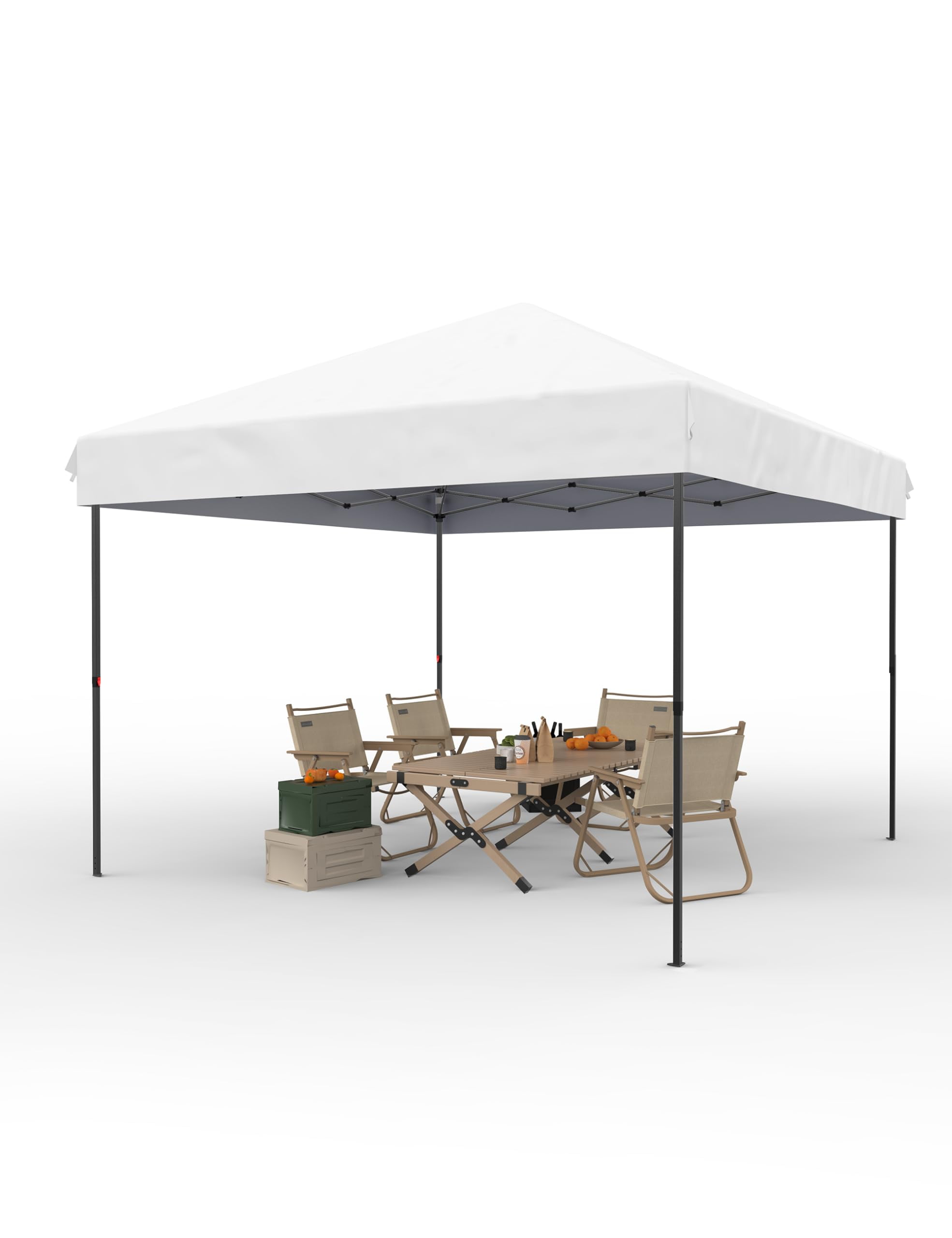 Huloretions 10x10FT Pop Up Canopy Tent,Folding Heavy Duty Commercial ...
