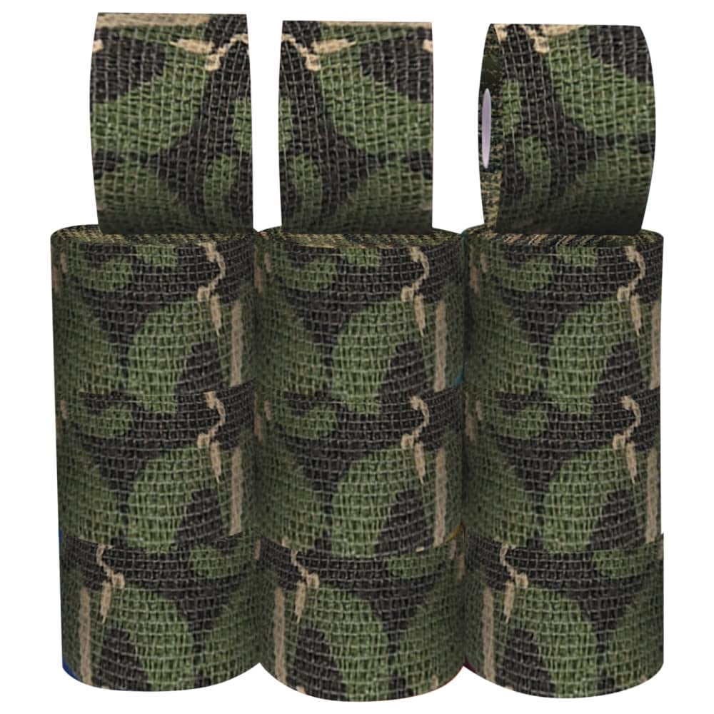 Huloretions 12 Pack Self Adhesive Bandage Wraps, 1.8" x 5 Yards Self ...
