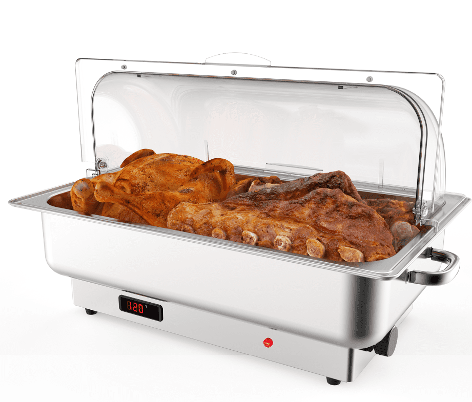 Huloretions 2 Pack Electric Chafing Dish Buffet Set,Full Size Pan ...