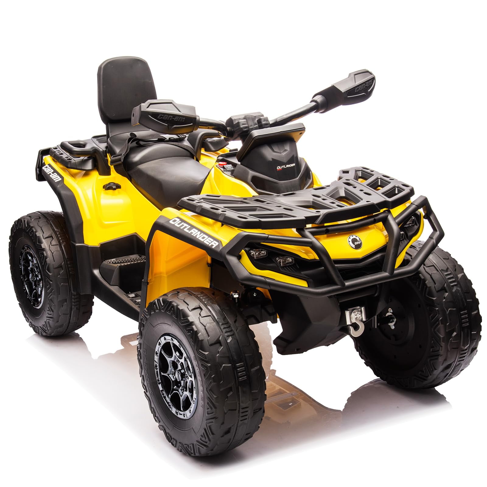 Huloretions 24V Kids Ride On Car,2 Seater Ride On ATV for Kids 4 ...
