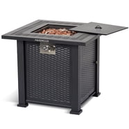 Evita 42" Propane Fire Pits for Outdoor 50,000 BTU Gas Fire Pit Table ...