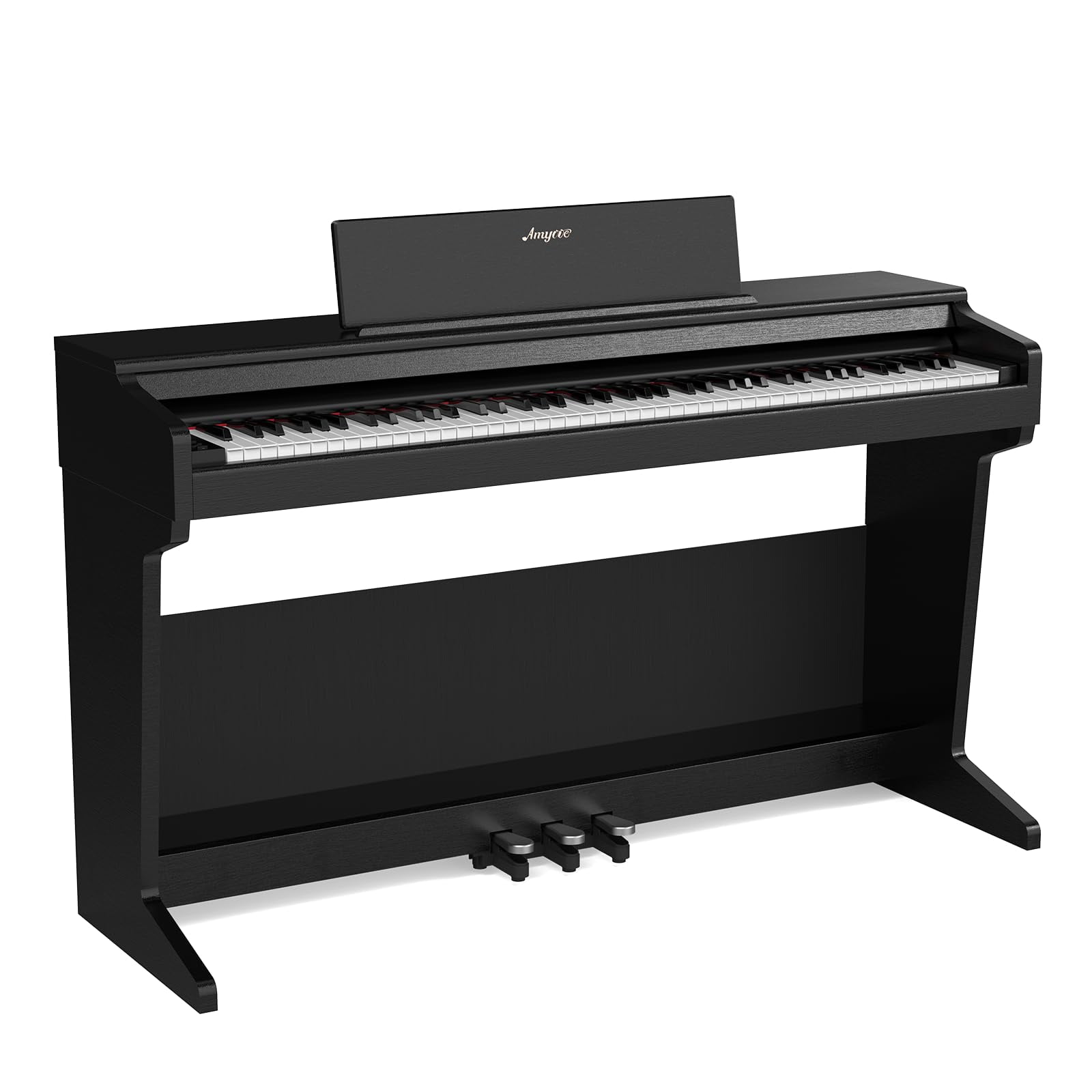 Huloretions Beginner Digital Piano,88 Key Full Size Weighted Keyboard ...