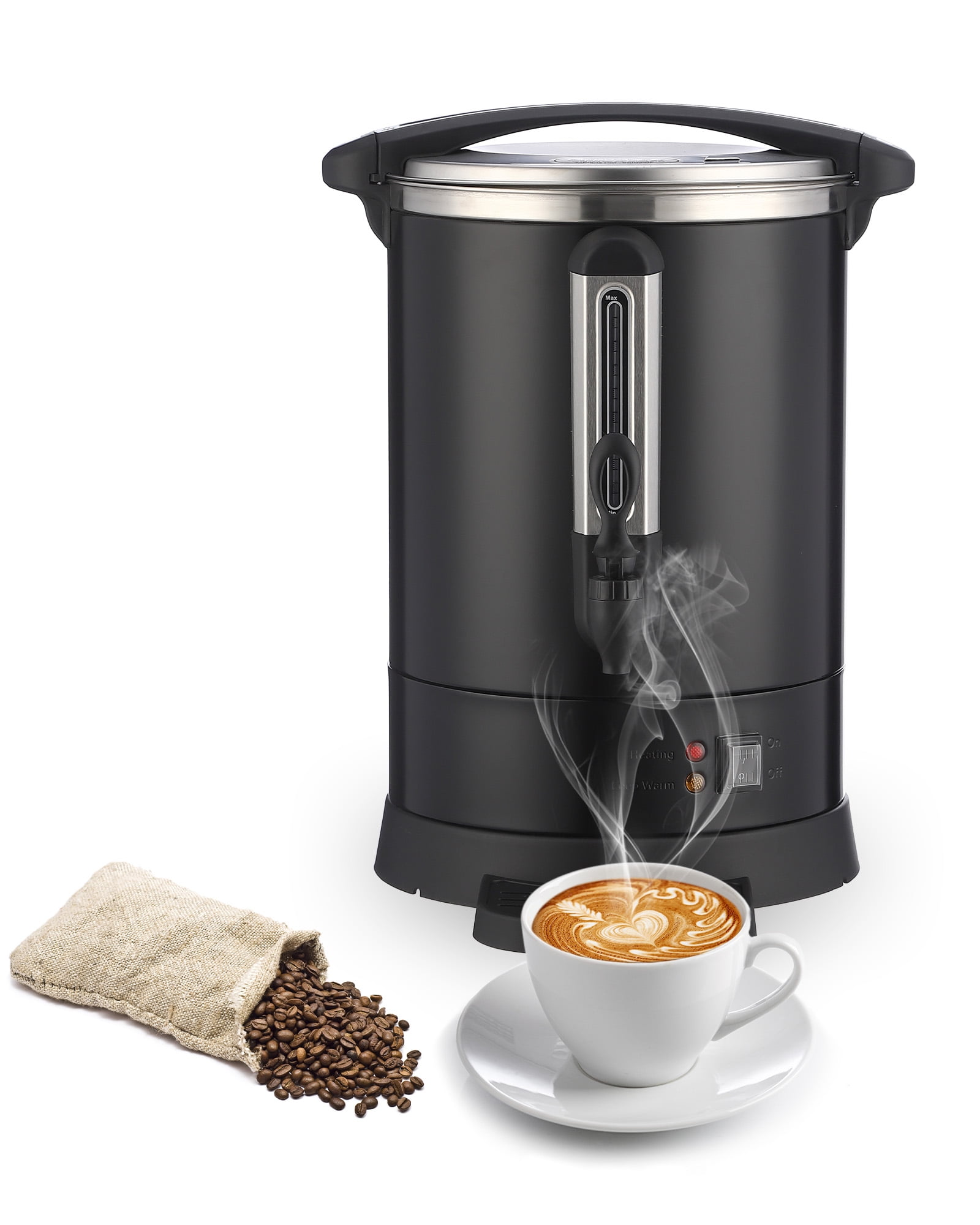 Huloretions Coffee Urn 18L 120 Cups Large Coffee Dispenser, Stainless ...
