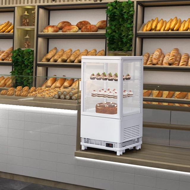 Huloretions Commercial Display Refrigerator, Countertop Bakery Display ...