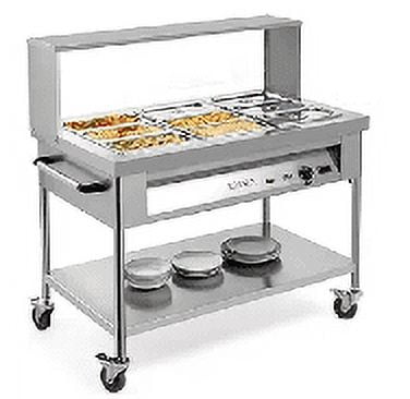 Huloretions Commercial Food Warmer,Stainless Steel Bain Marie Buffet ...