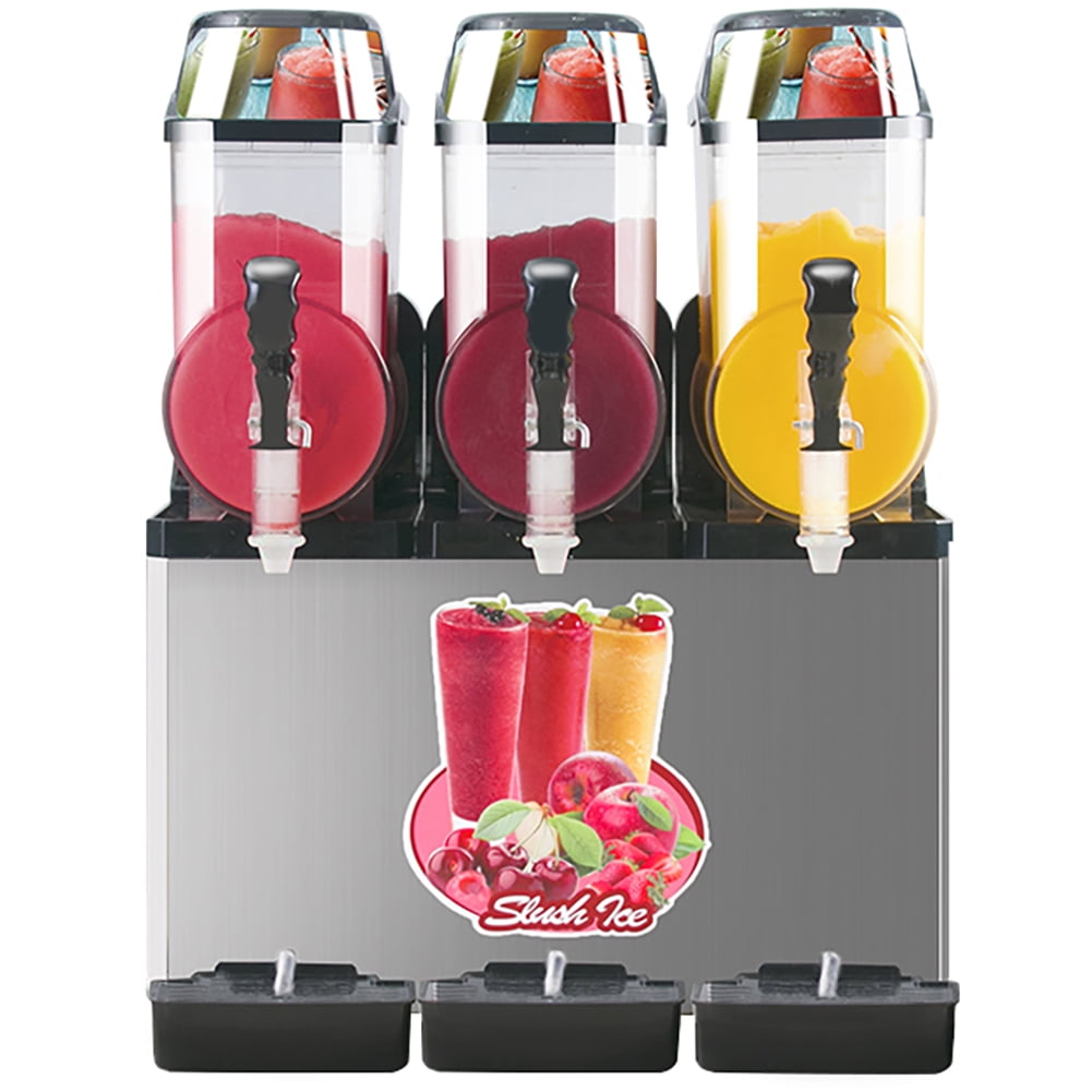 Huloretions Commercial Slushy Machine,36L(12L X 3)Tanks Slushie Machine ...
