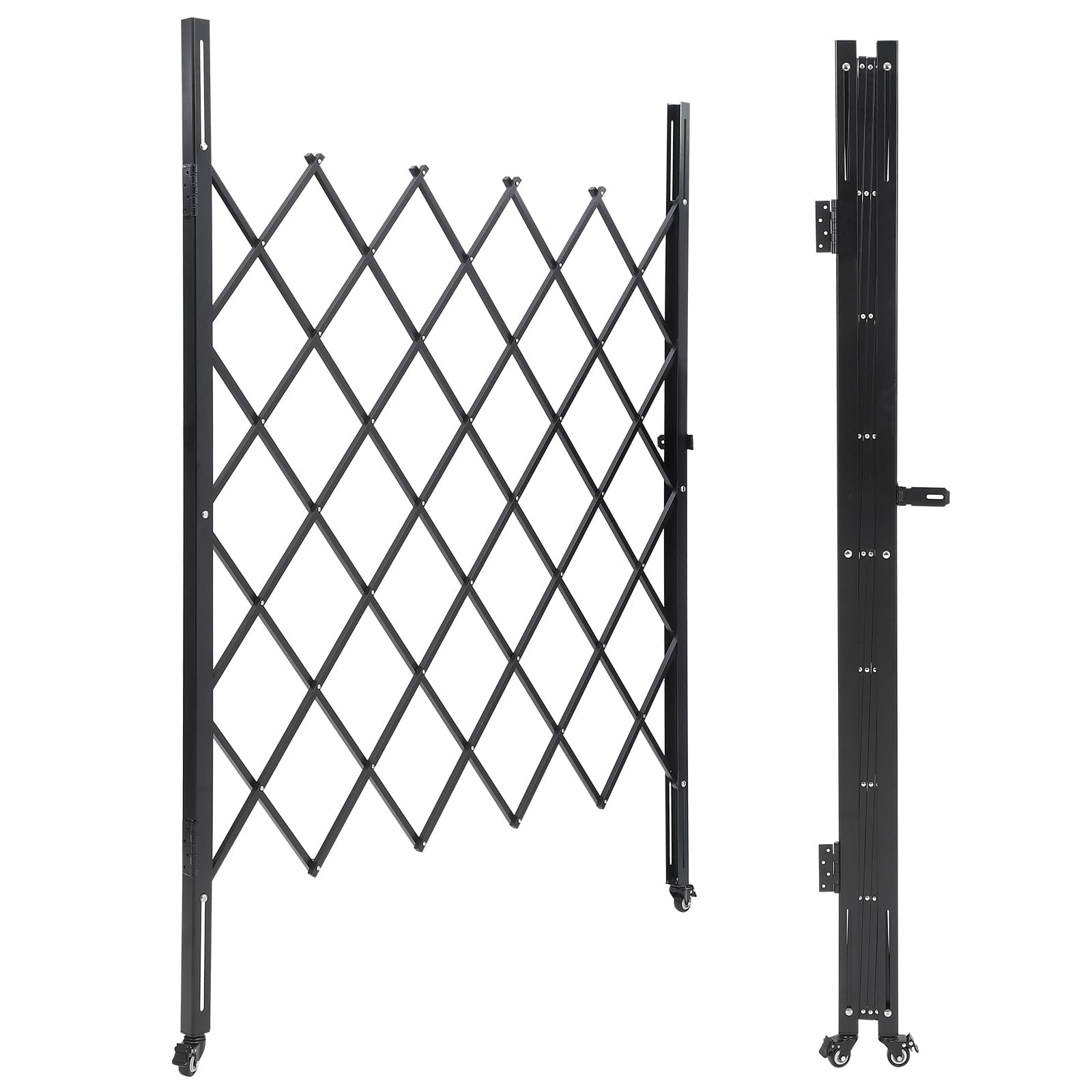 Huloretions Expandable Barricade Gate,Double Folding Security Gate 85"H ...