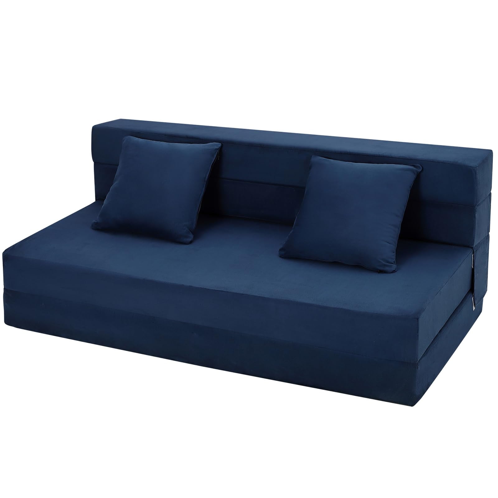 Huloretions Folding Sofa Bed, Foldable Couch Bed with Pillow ...