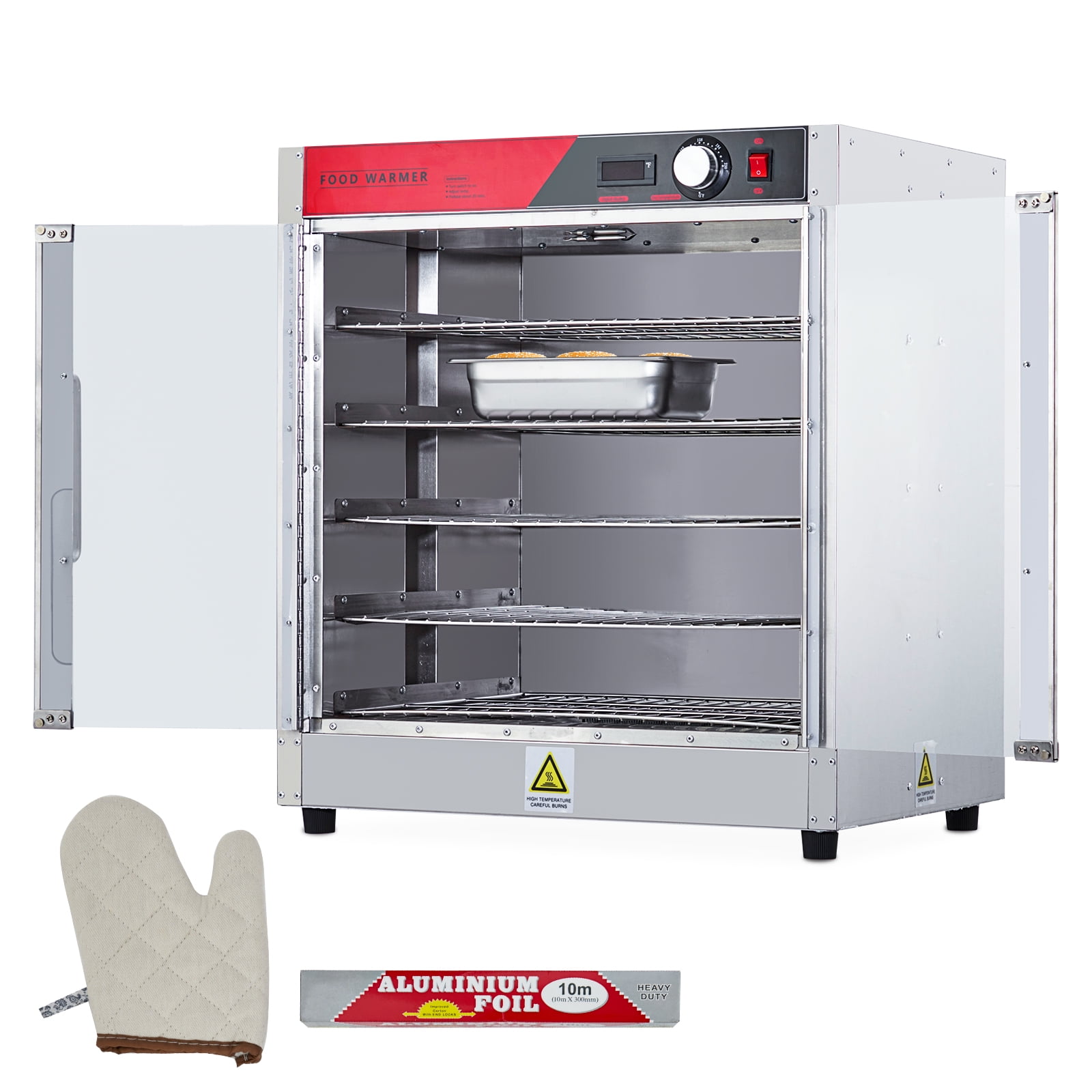 Huloretions Food Warming Cabinet, Hot Box Food Warmer,Stainless Steel ...