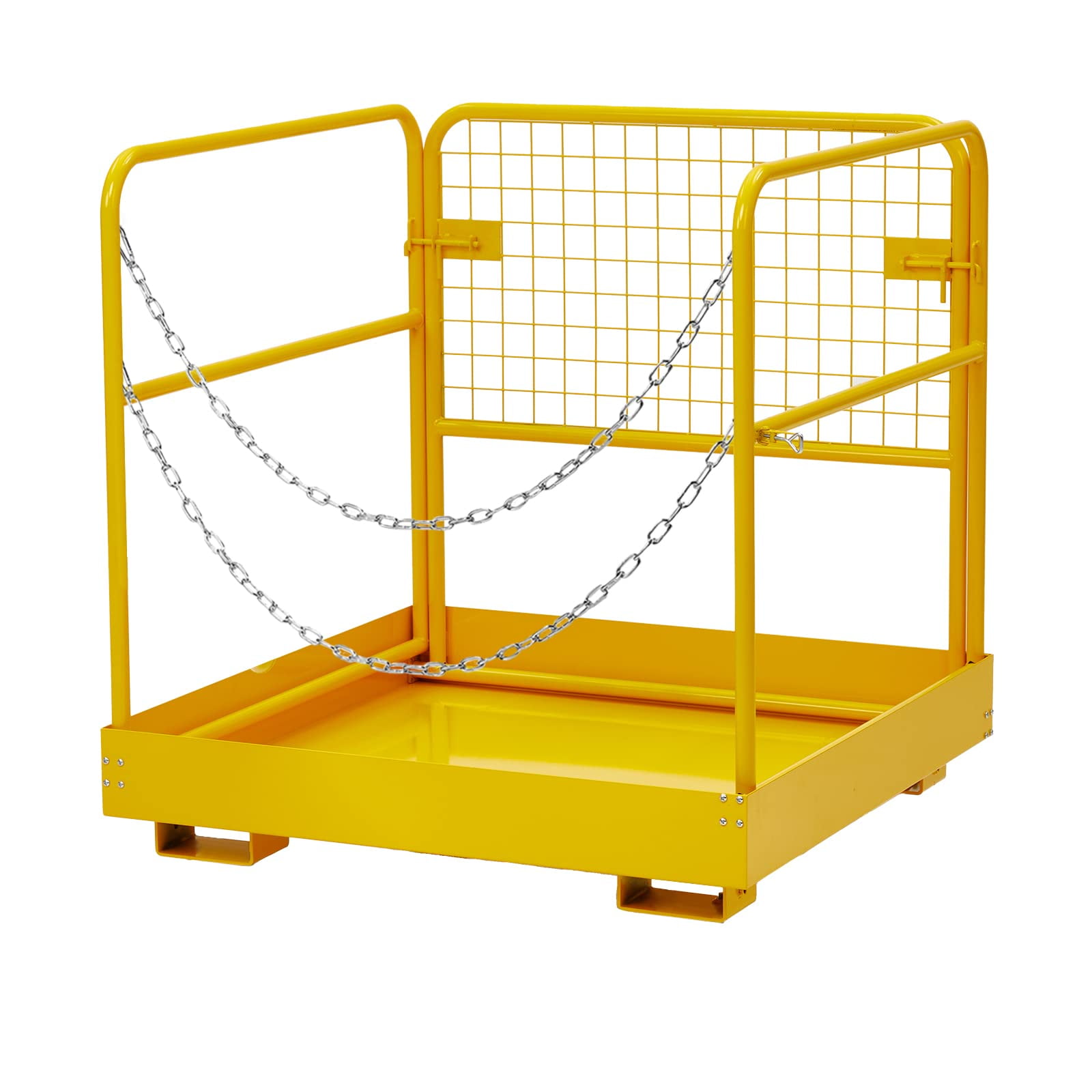 Huloretions Forklift Safety Cage,36"x36"Forklift Man Basket for Aerial ...