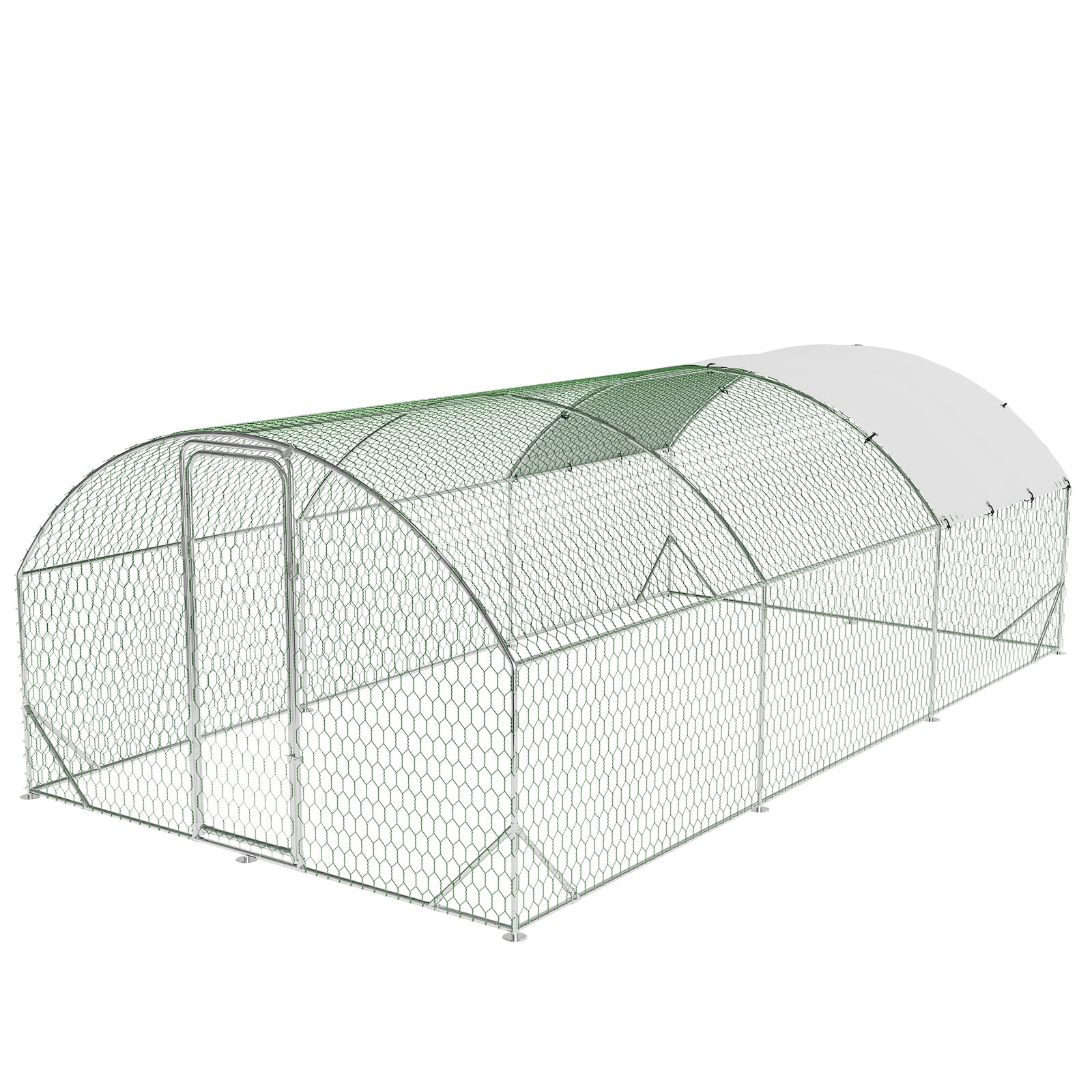 Huloretions Large Chicken Coop,Metal Chicken Coop With Waterproof And ...