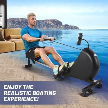 Yosuda Magnetic Rowing Machine, Foldable, 350 lb Capacity, 16 ...