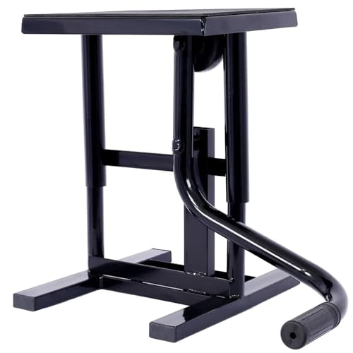 Huloretions Motorcycle Dirt Bike Lift Stand, Steel Lift 11"-16.5 ...
