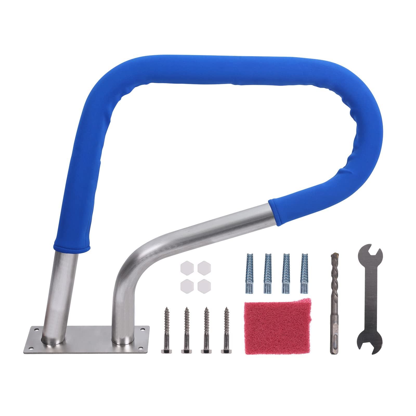 Huloretions Pool Handrail GrabRailing 30"x22" Swimming Pool Stair304 ...
