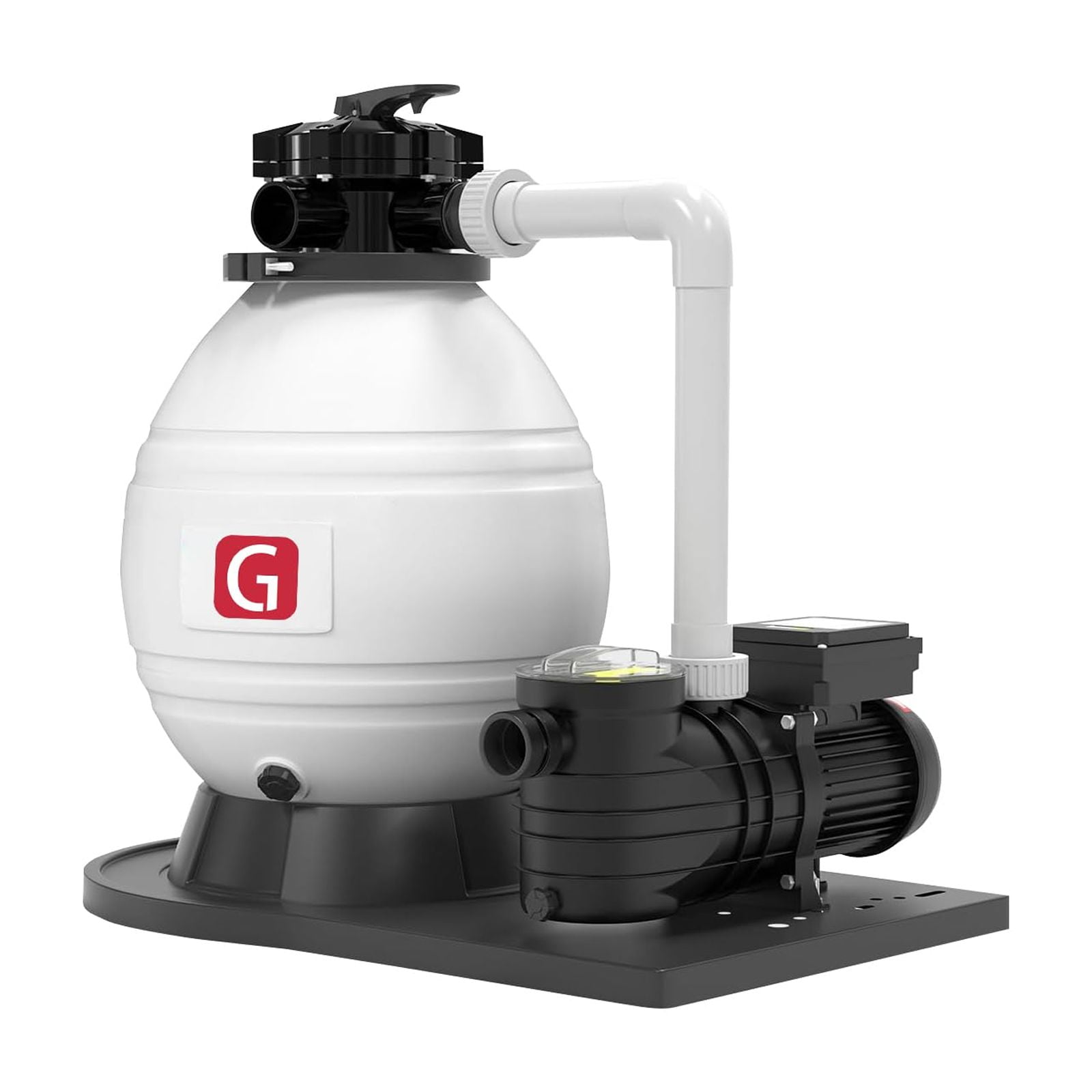 Huloretions Pool Sand Filter Pump For Above Ground,1 Hp Pool Pump Max ...