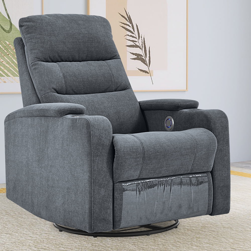 Huloretions Power Recliner Chair,with Dual USB Ports and Cup Holders ...