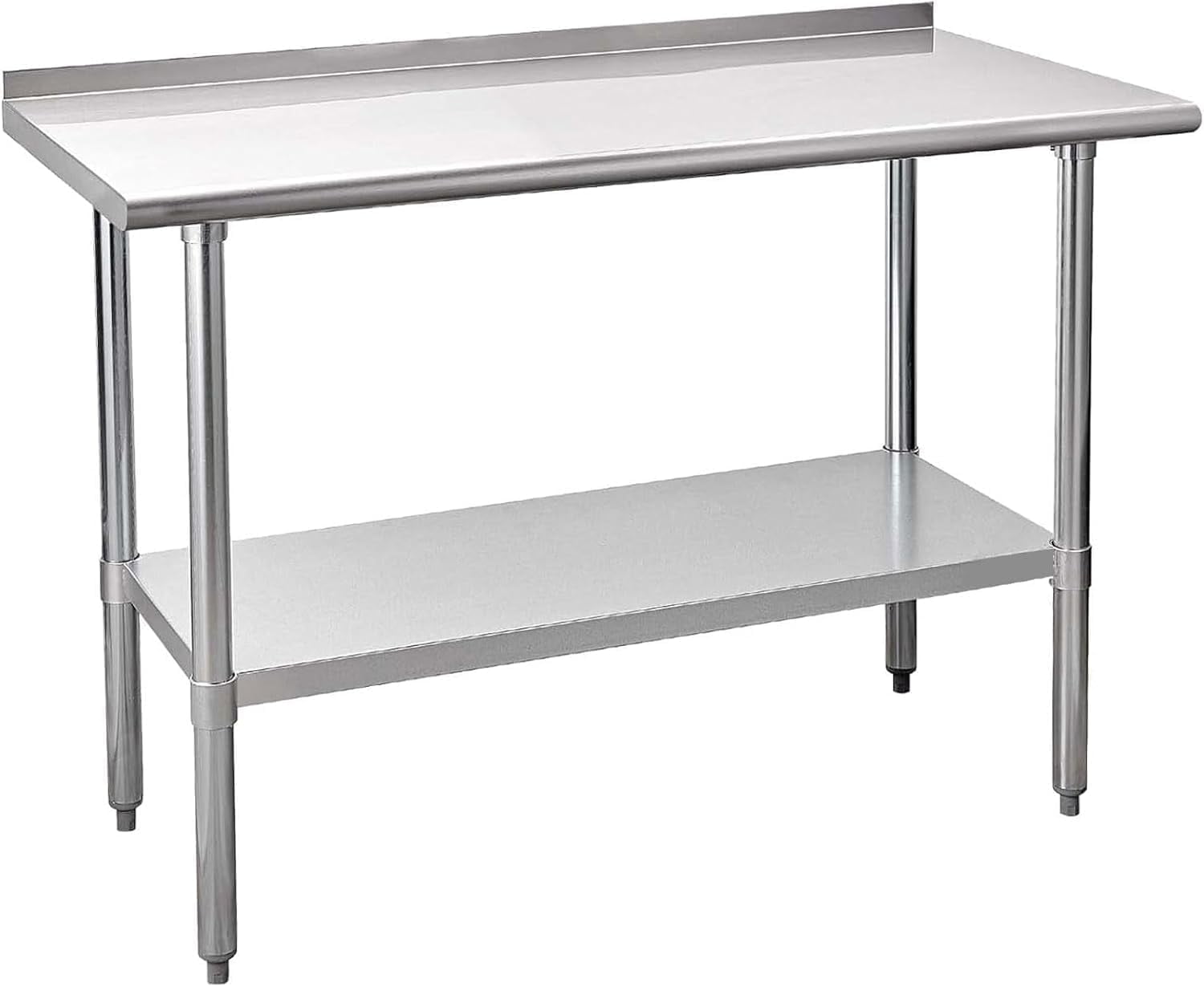 Huloretions Stainless Steel Table,Metal Commercial Kitchen Worktable ...