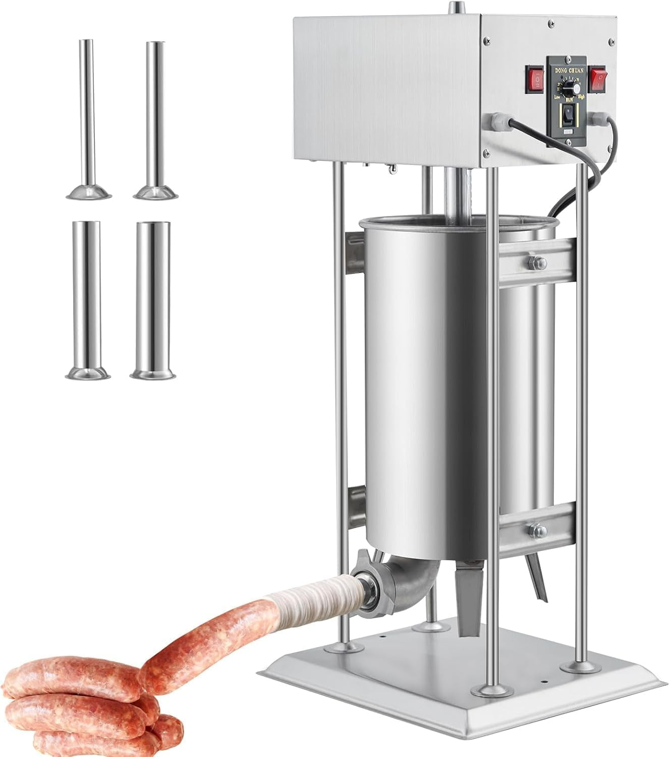 Huloretions Stainless Steel Upright Sausage Stuffing Machine,electric ...