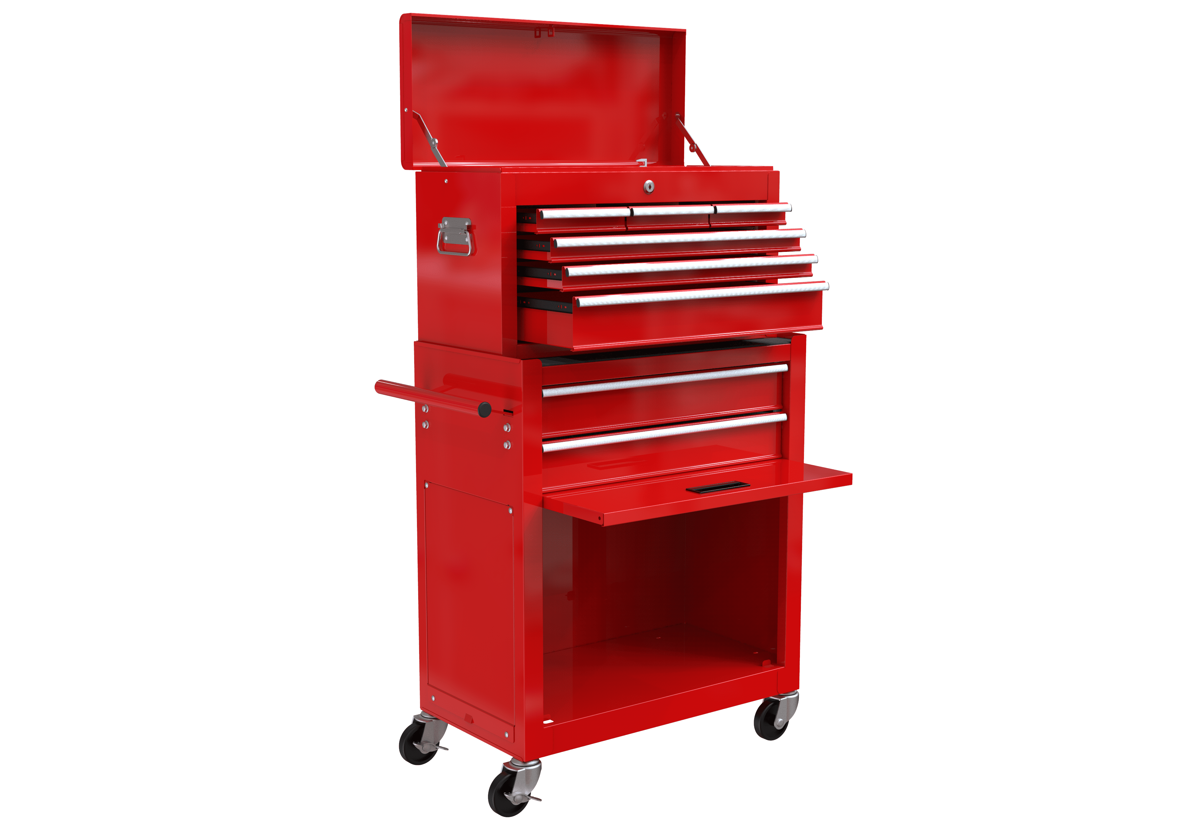 Huloretions Tool Chest,8-Drawer Rolling Tool Storage Cabinet Tool Cart ...