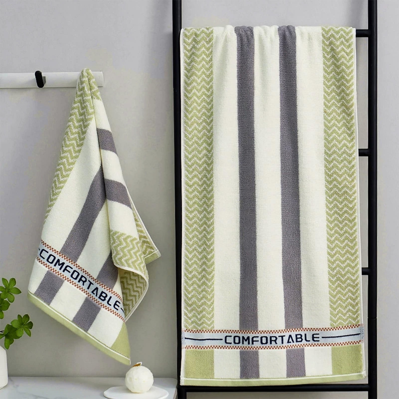 Hulucky Highly Absorbent Gym Towel 40x90 cm,cotton Body Towels for ...