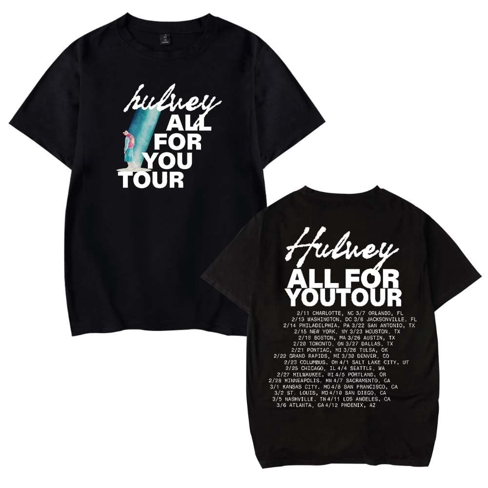 Hulvey All for You Tour 2025 T-shirt unisex round neck pure cotton ...