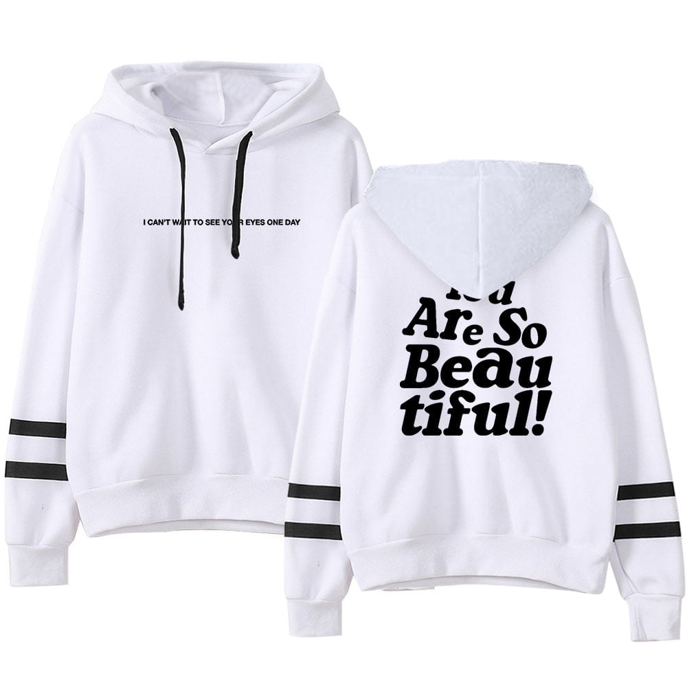 Hulvey You Are So Beautiful Merch Unisex Hoodie Graphic Print Casual ...