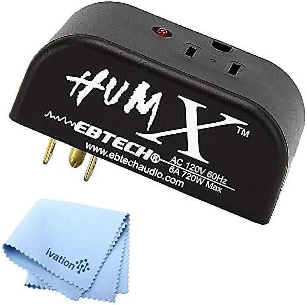 Hum X - Plug-Style AC Voltage Ground Loop Hum Eliminator + Cleaning ...