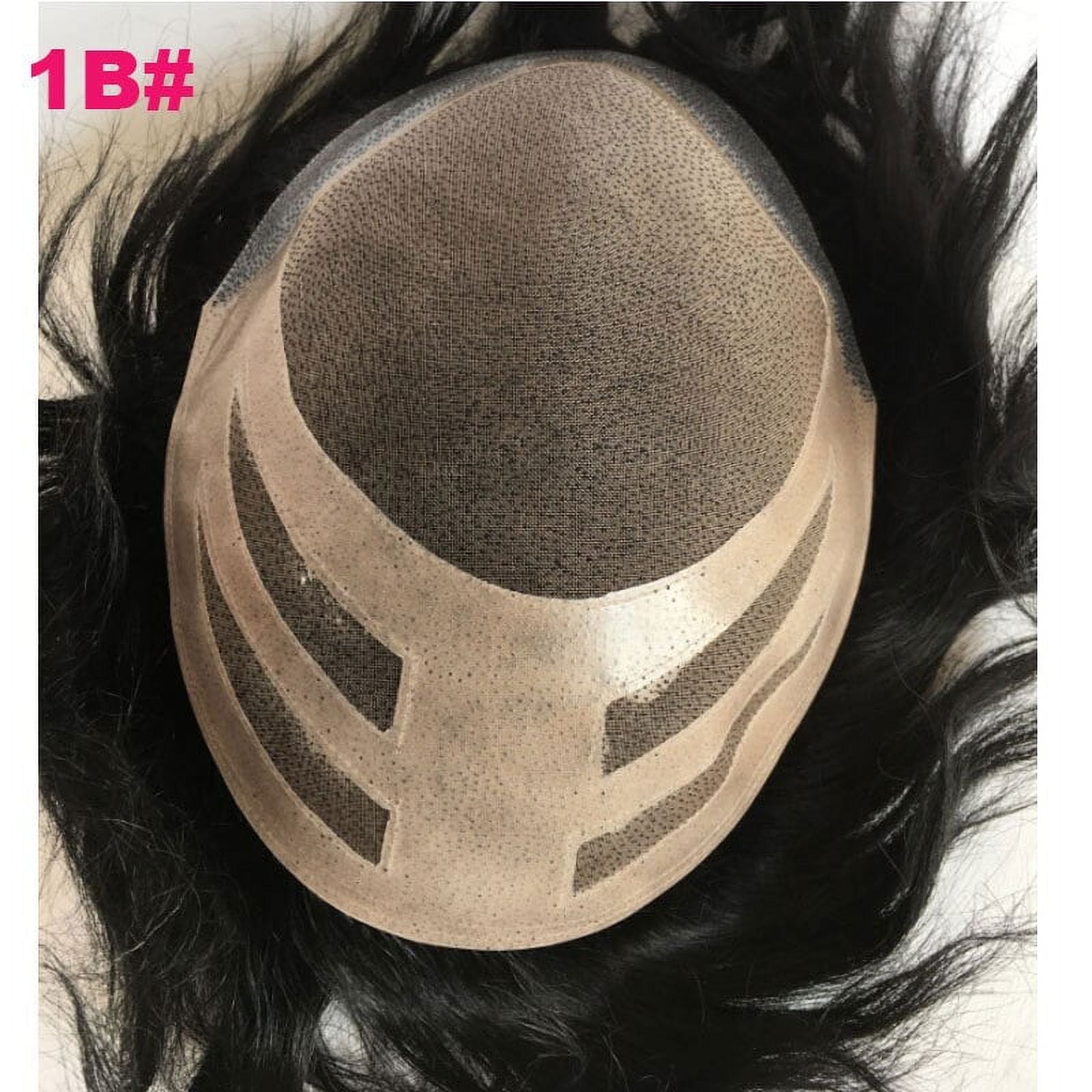 Huma Hair Wigs For Men Toupee Mono Base Men Wigs Hair Replacement ...