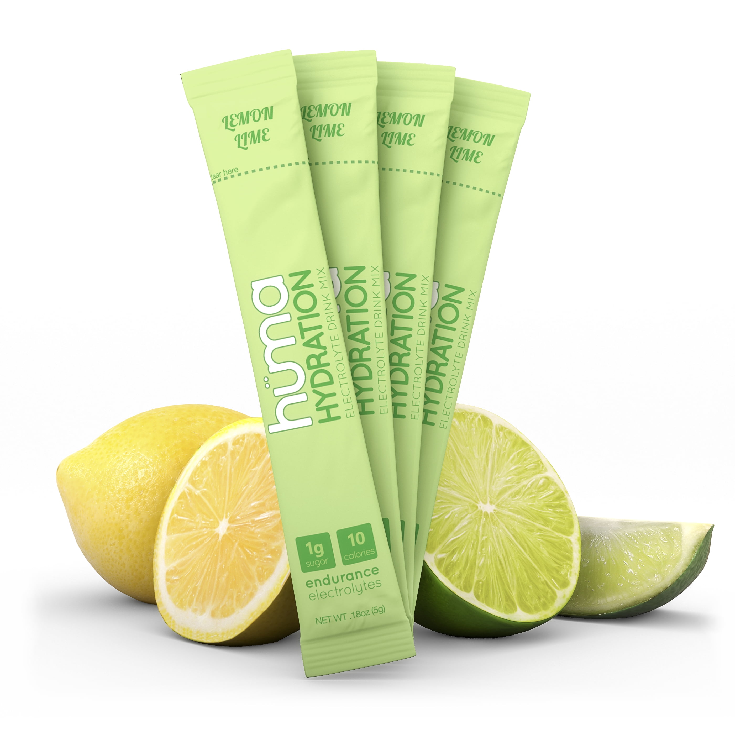 Huma Hydration Drink Mix, 30-Count, Lemon Lime - Low Calorie, High ...