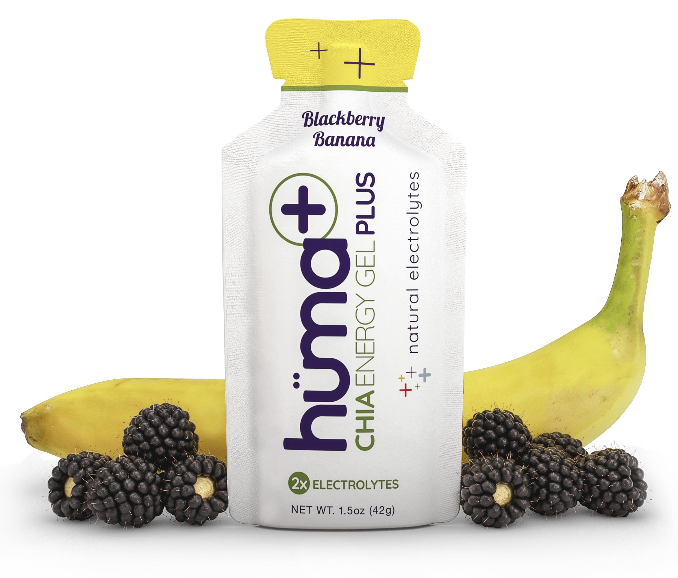 Huma Plus (Double Electrolytes) - Chia Energy Gel, BlackBerry Banana ...